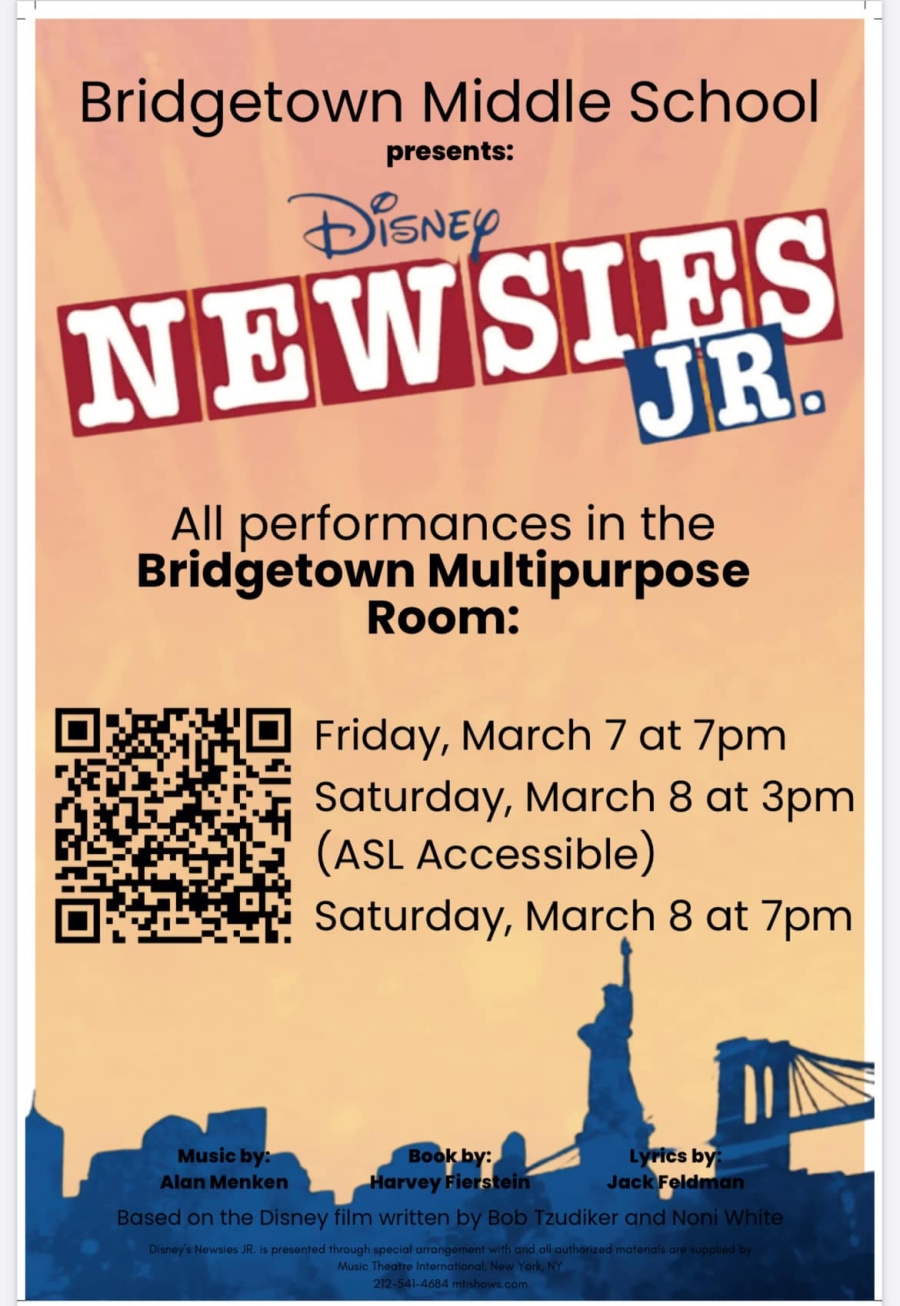 BMS presents Disneys 'Newsies Jr.' March 7-8
