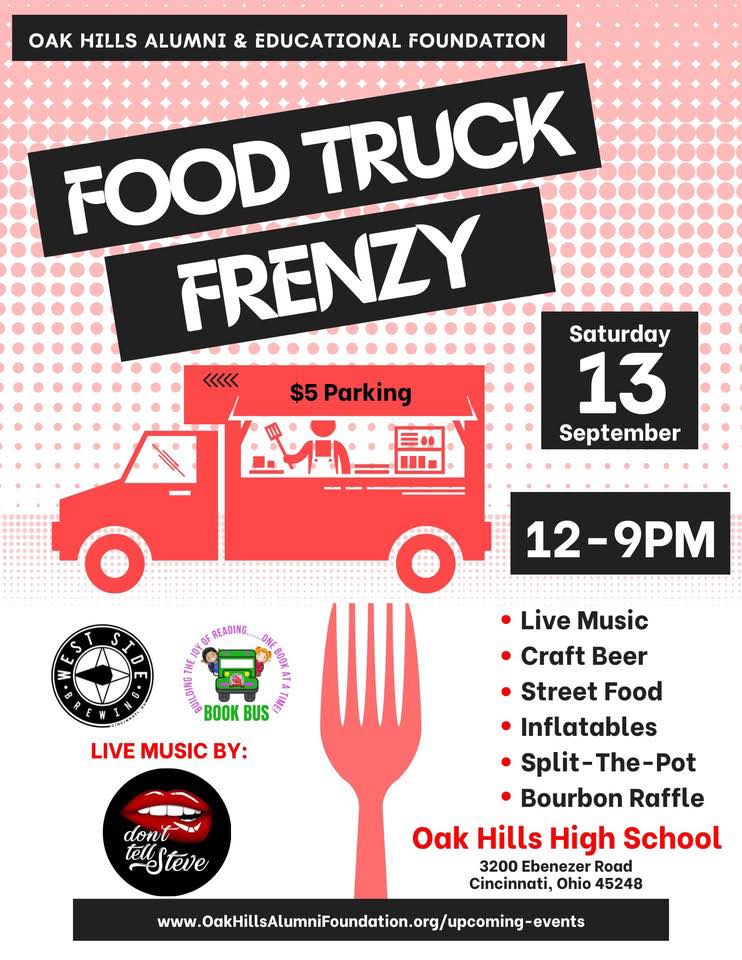 Food Truck Frenzy on tap for September 13