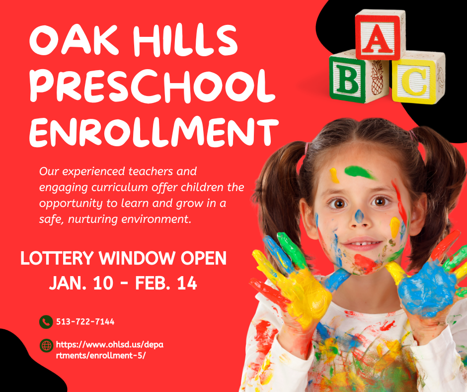 Preschool Enrollment Window Now Open