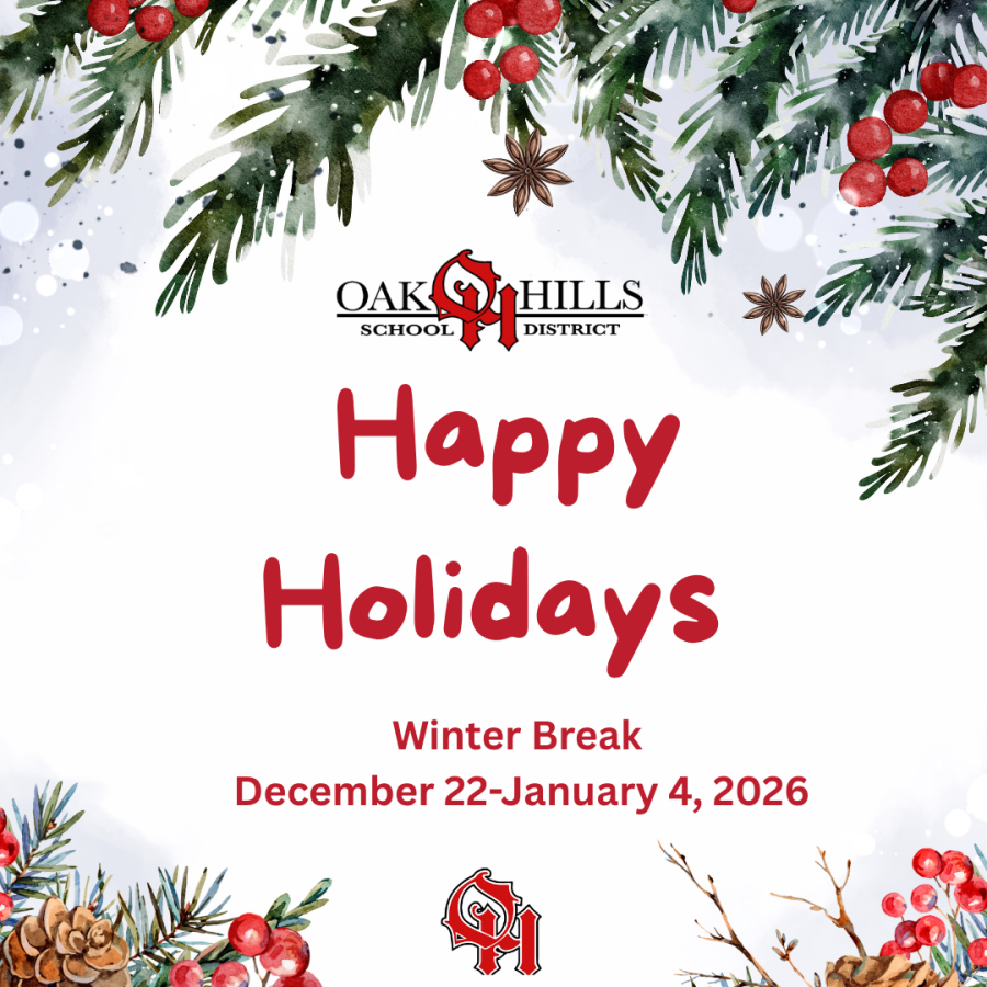 OHLSD Winter Break starts Dec. 22