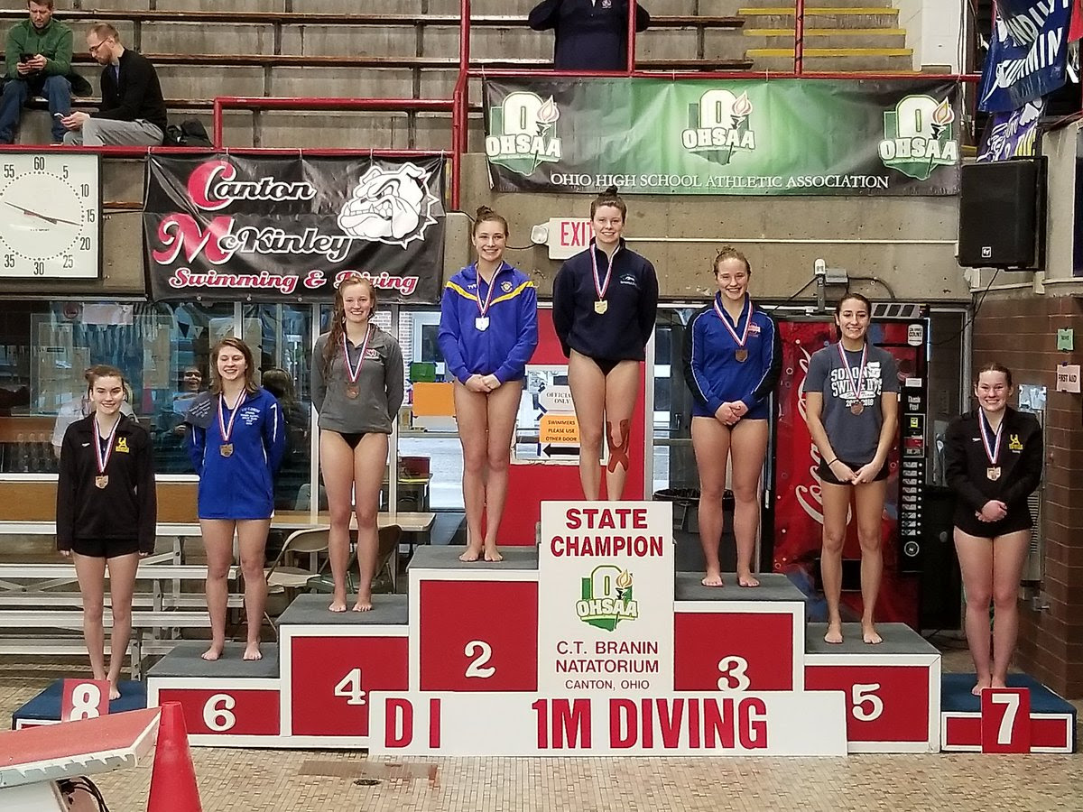 Elizabeth Cron earns 4th place in diving